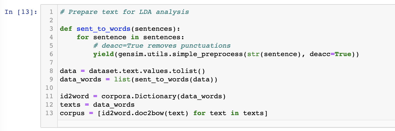 Latent Dirichlet Allocation on FOMC Historical Materials | textual_analysis