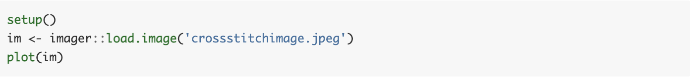 Making a Cross Stitch Pattern from Images | unsupervised_ml